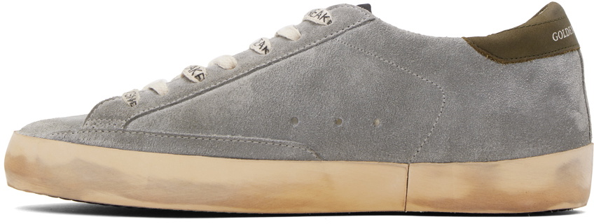 Golden Goose Gray Super Star Sneakers Golden Goose Deluxe Brand
