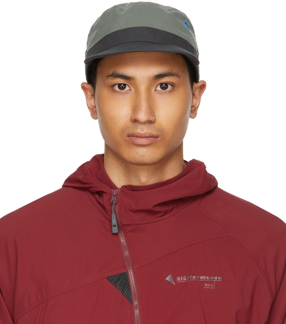 Klättermusen Grey & Green Grimner Cap Klättermusen