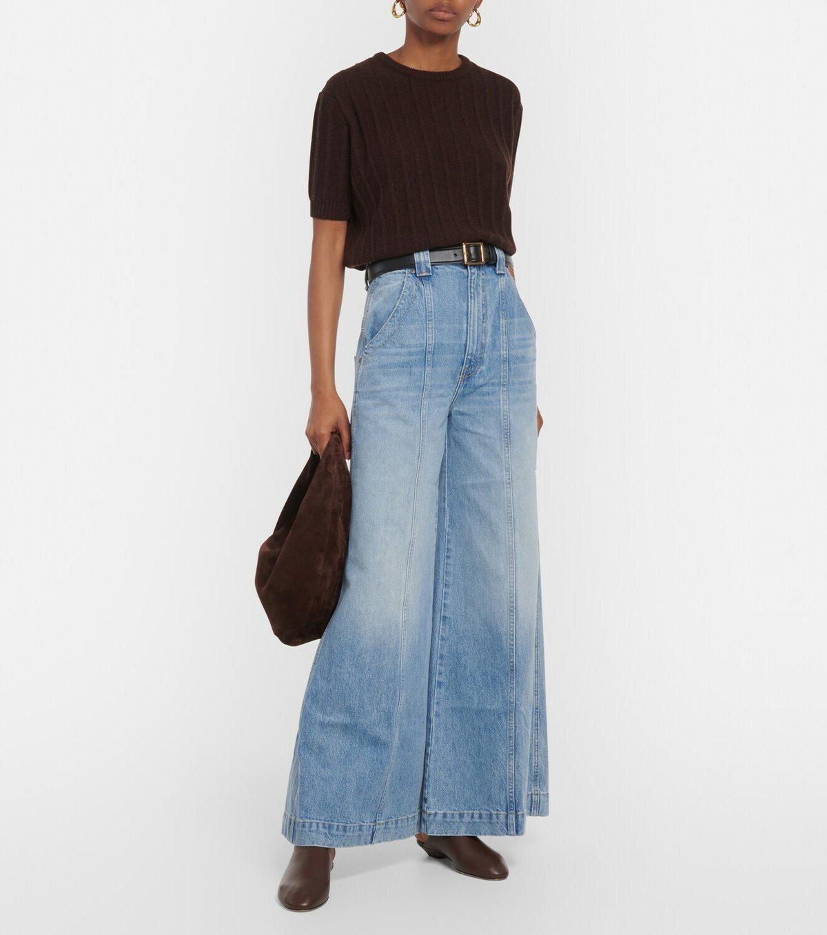 Khaite Otto leather mules Khaite
