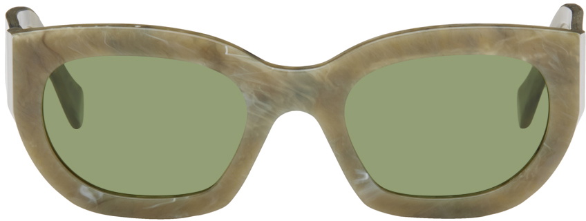 RETROSUPERFUTURE Green Alva Sunglasses RETROSUPERFUTURE