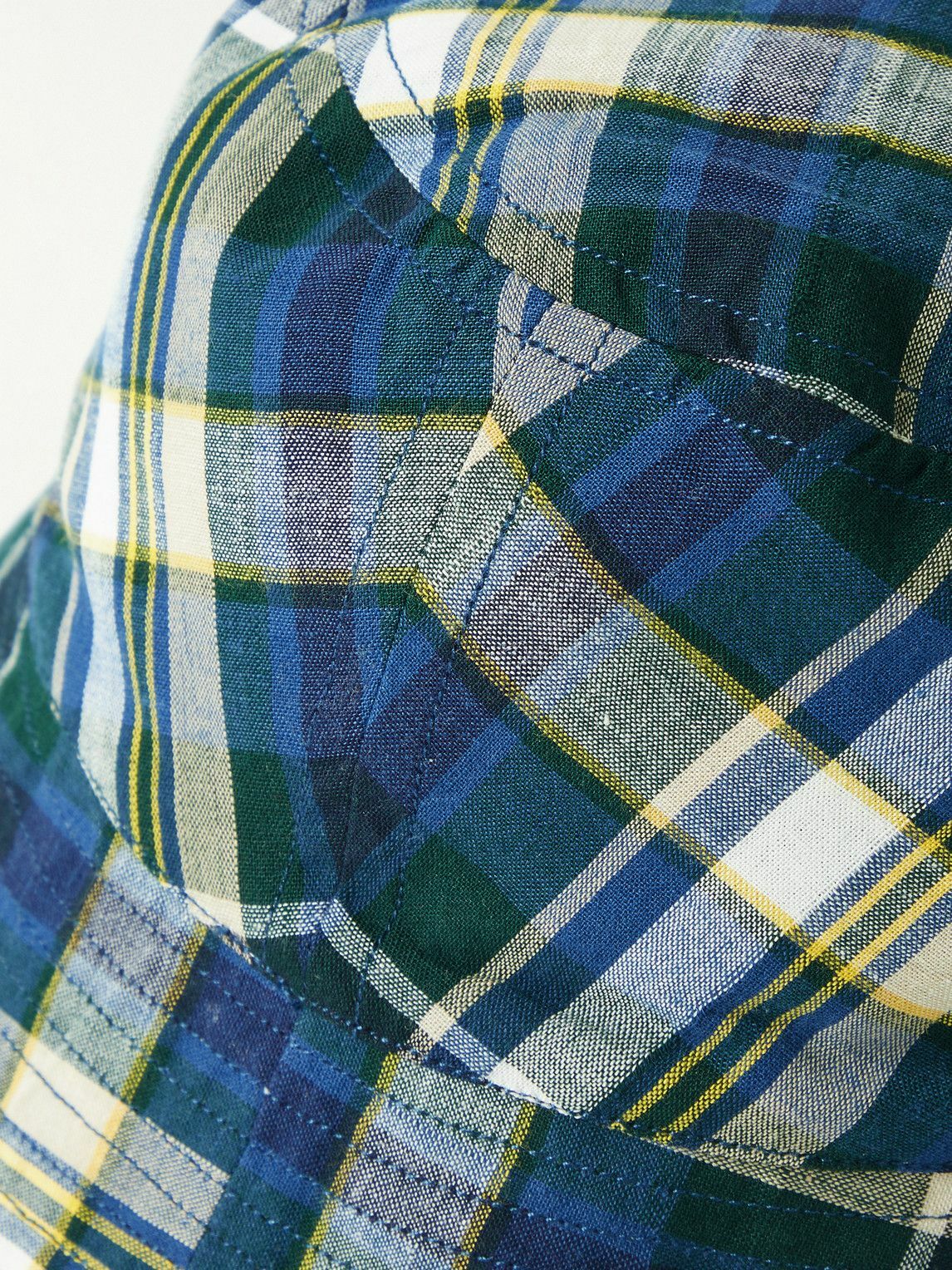 Original Madras - Reversible Checked Cotton Bucket Hat