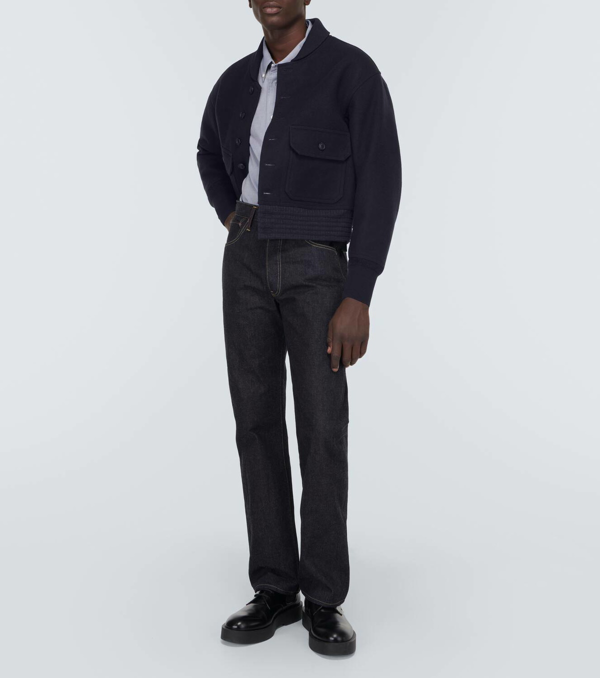 Visvim Dayton wool and linen bomber jacket Visvim