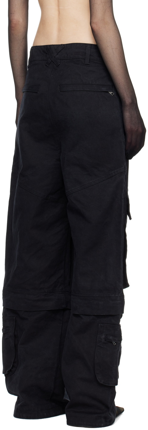 Entire Studios SSENSE Exclusive Black Hard Trousers Entire Studios