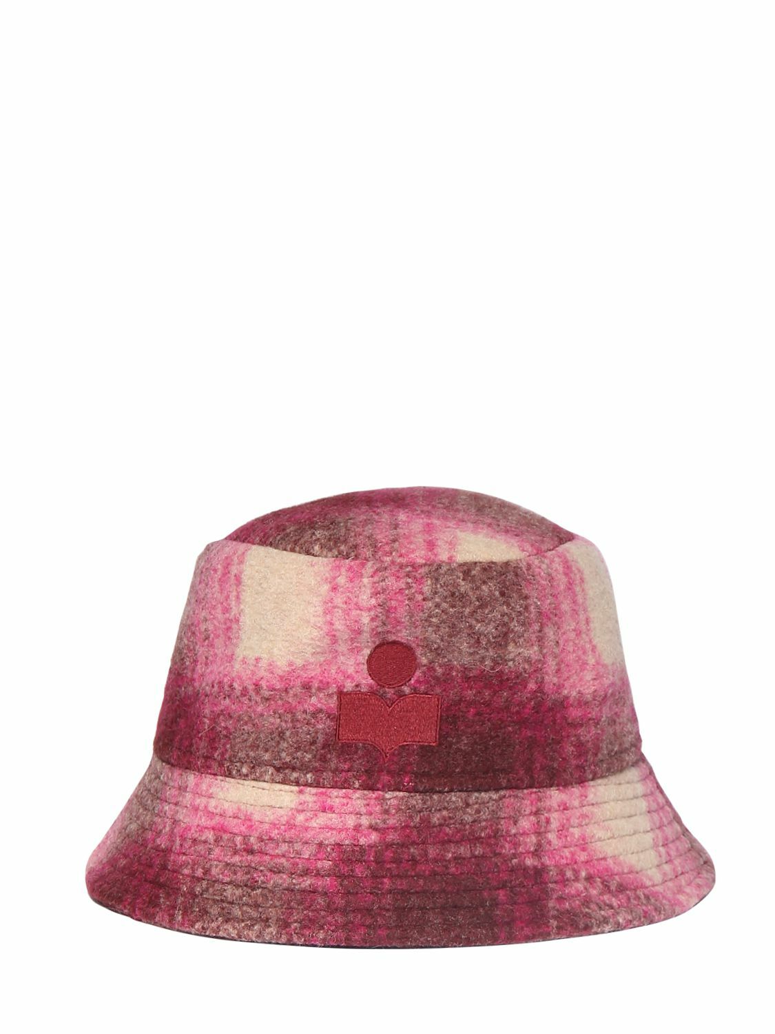 ISABEL MARANT - Haley Checked Wool Blend Bucket Hat Isabel Marant