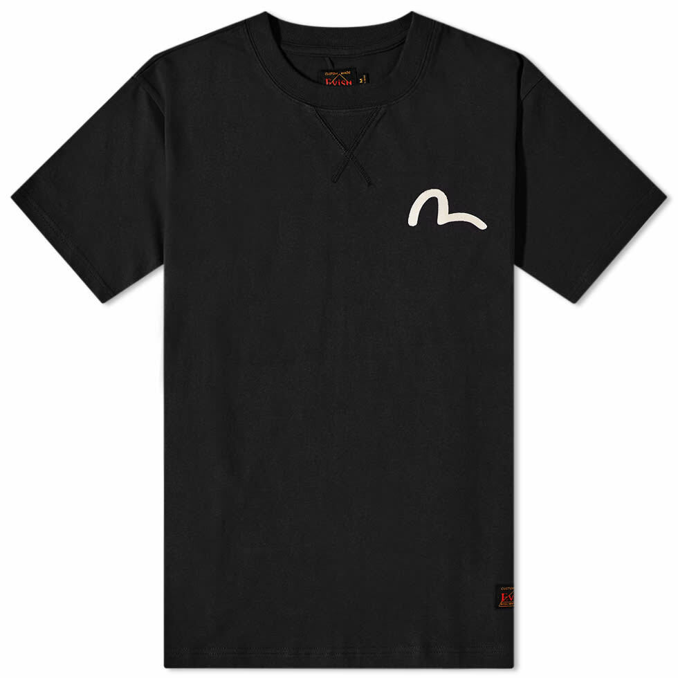 Evisu Men's Seagull T-Shirt in Black Evisu