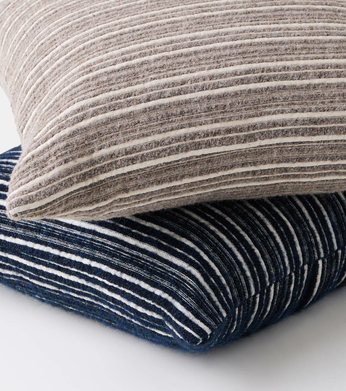 The House of Lyria Cornelius wool and cotton striped cushion The House ...