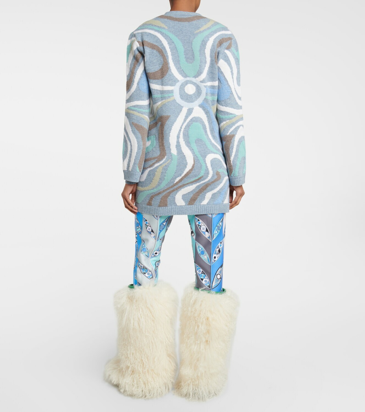 Pucci - x Fusalp intarsia wool cardigan Emilio Pucci