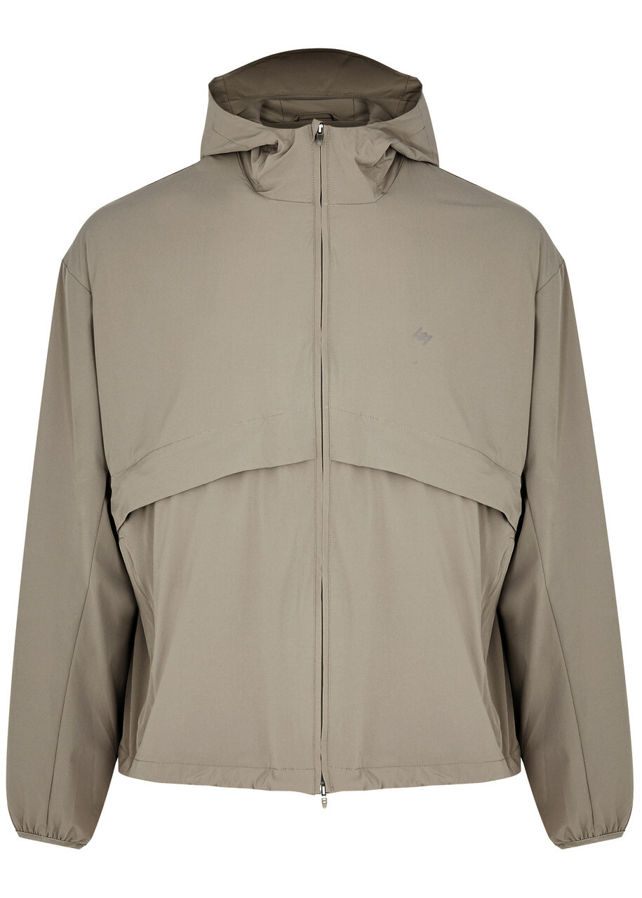 Represent 247 Hooded Shell Jacket Grey Represent