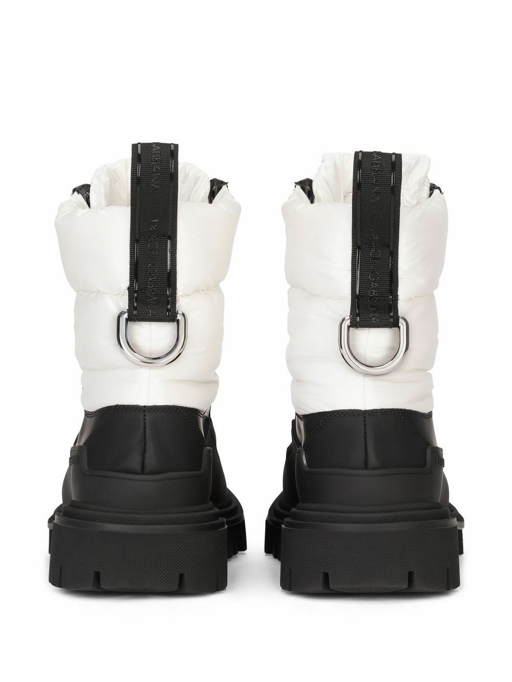 DOLCE & GABBANA - Dg Next Nylon And Leather Boots Dolce & Gabbana