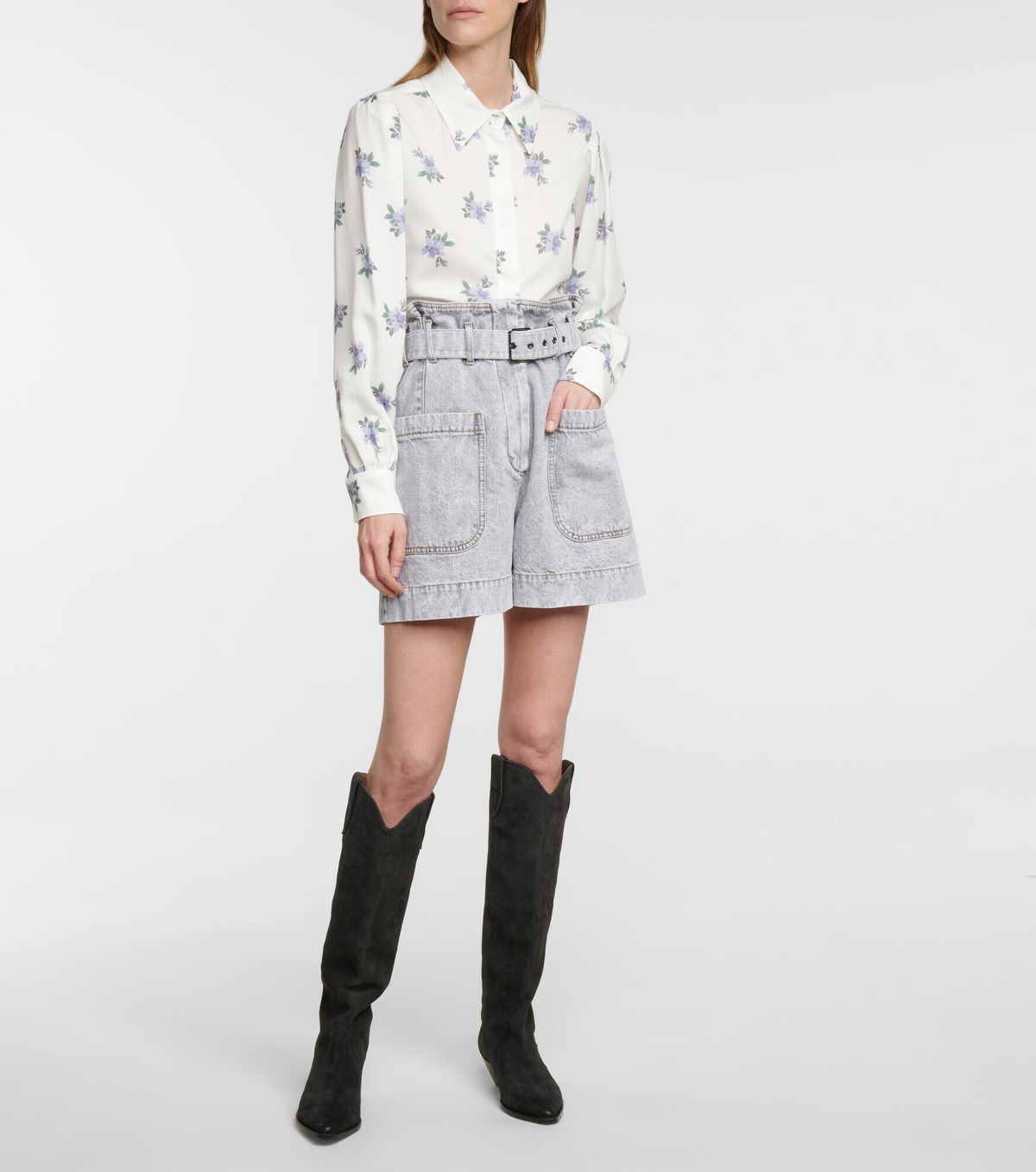 Isabel Marant - Denvee suede knee-high boots Isabel Marant