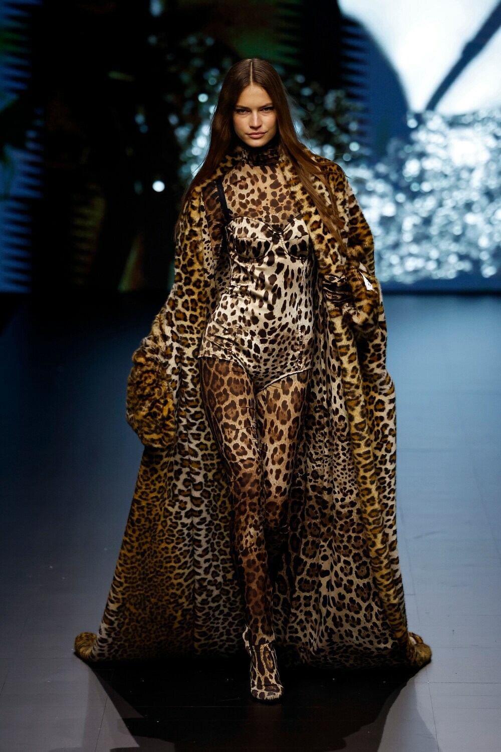 Dolce&Gabbana - x Kim leopard-print silk-blend jumpsuit Dolce & Gabbana