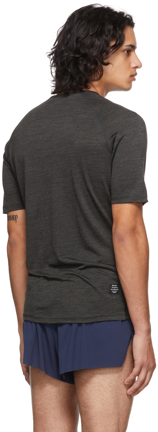 Soar Running Grey Wool Base T-Shirt Soar Running