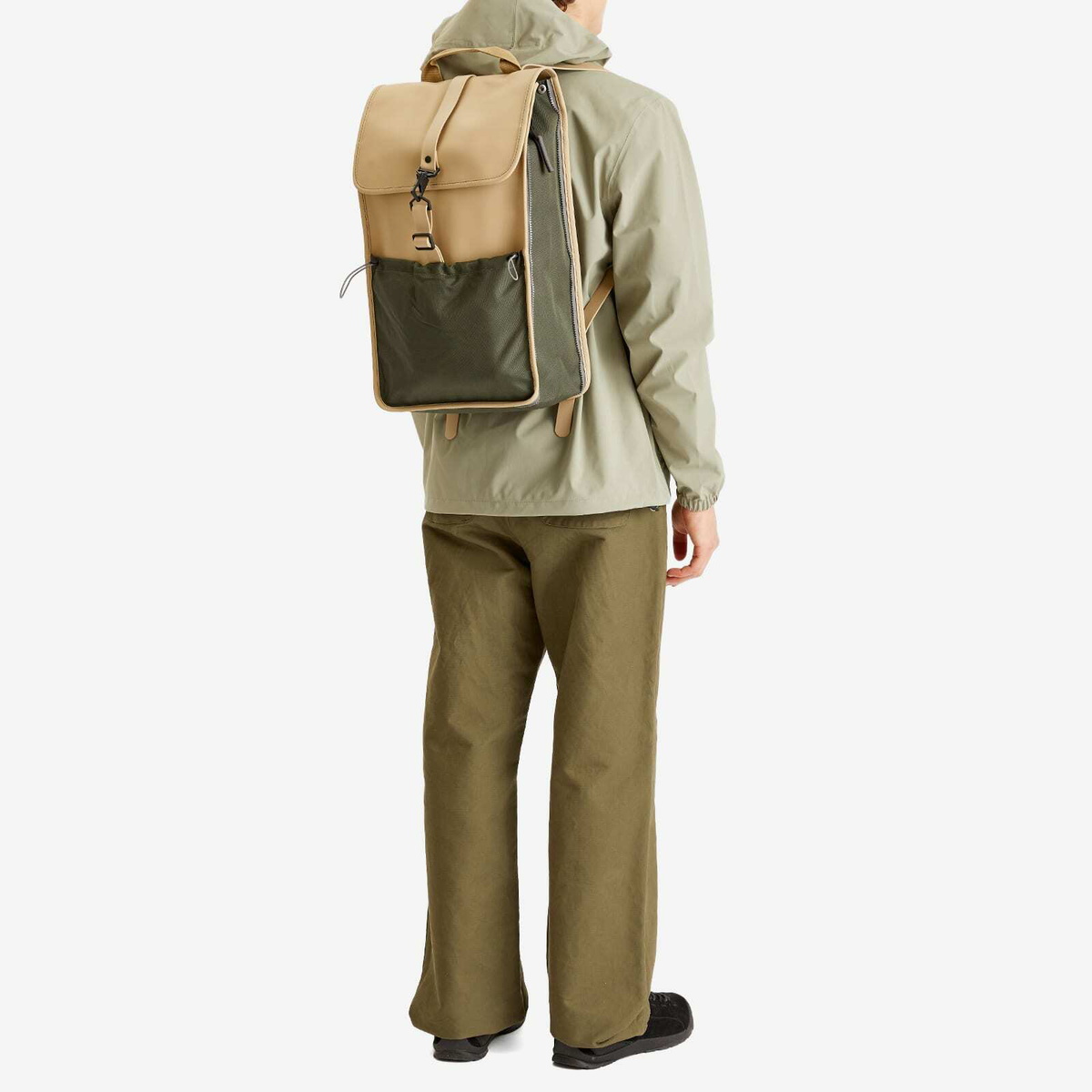 Rains Men's Mix Backpack in Sand Rains