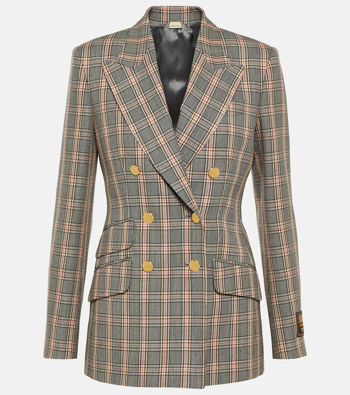 Gucci Double-breasted checked blazer Gucci