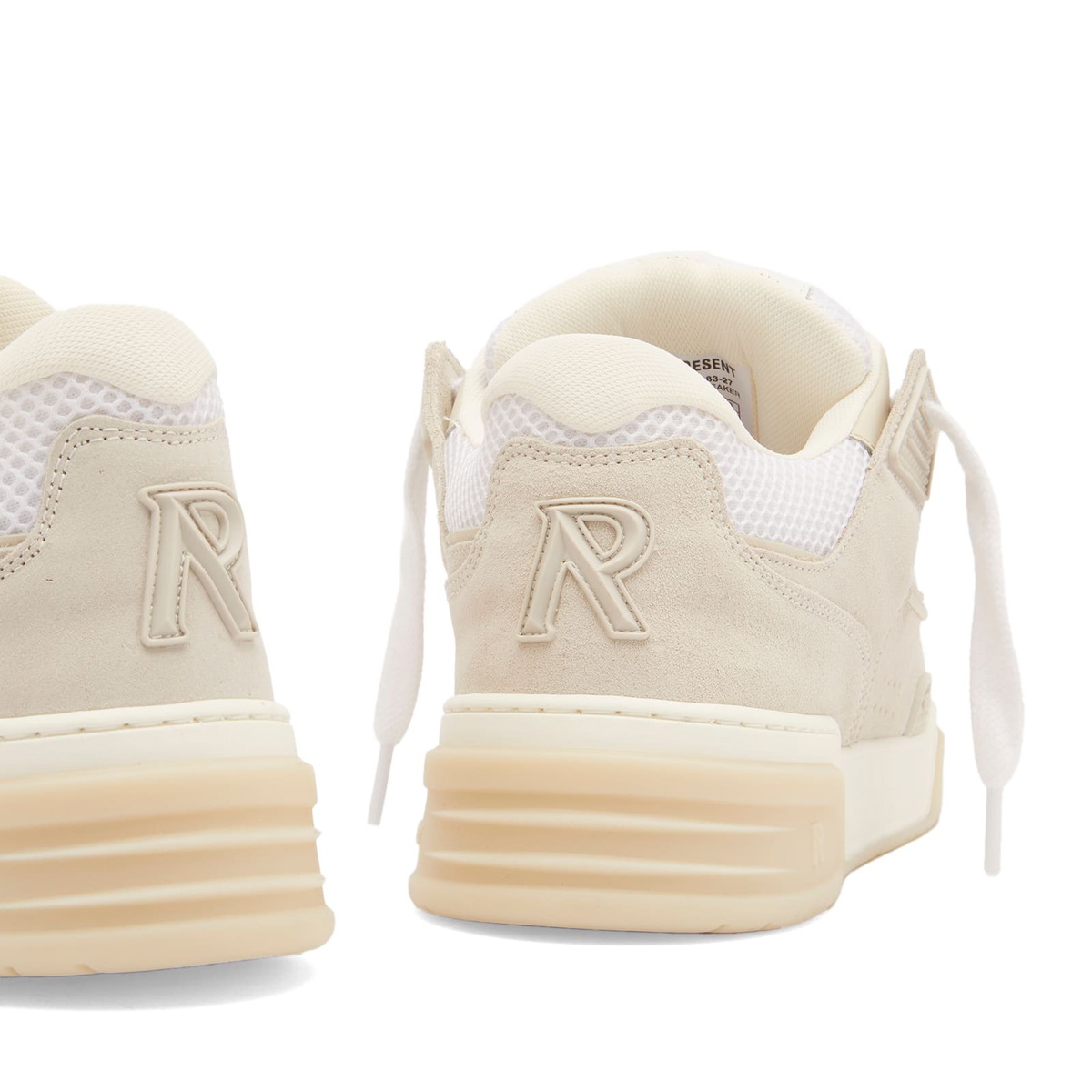 Represent Men's Studio Sneaker Mesh in Vintage White Represent