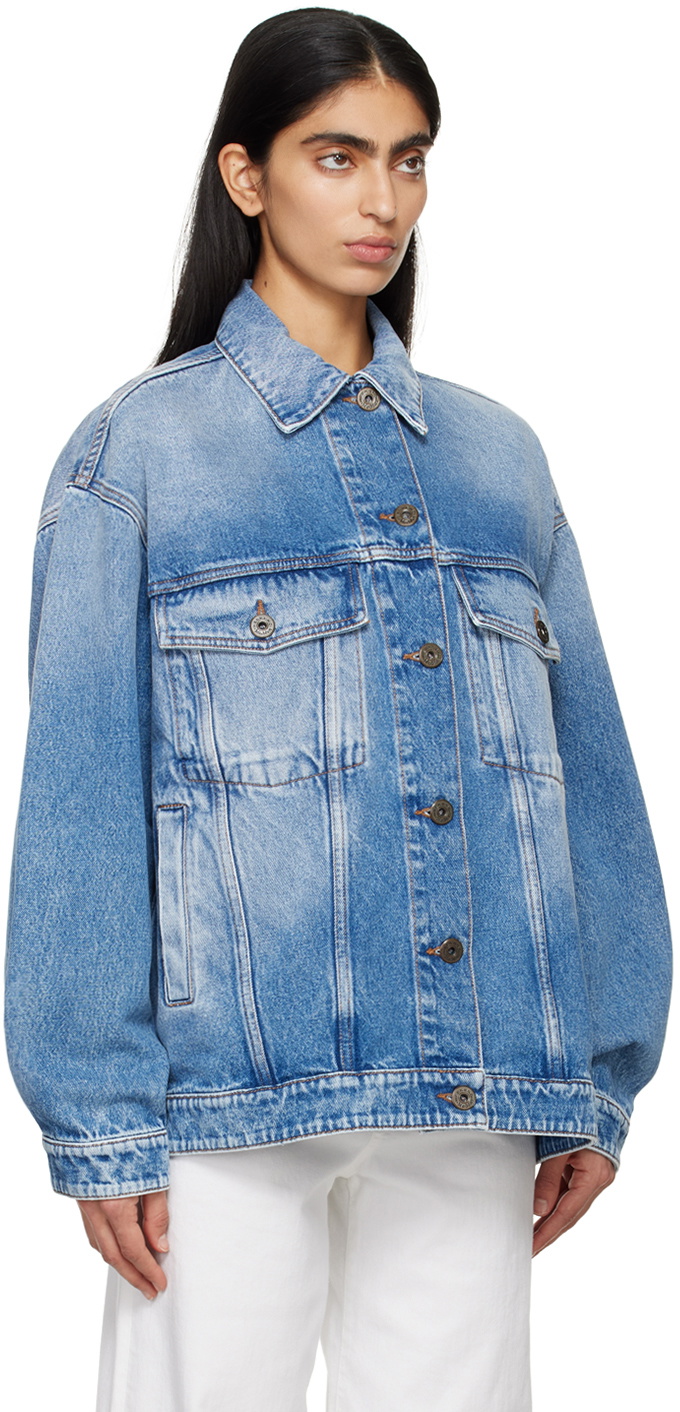 Weekend Max Mara Blue Pio Denim Jacket Weekend Max Mara