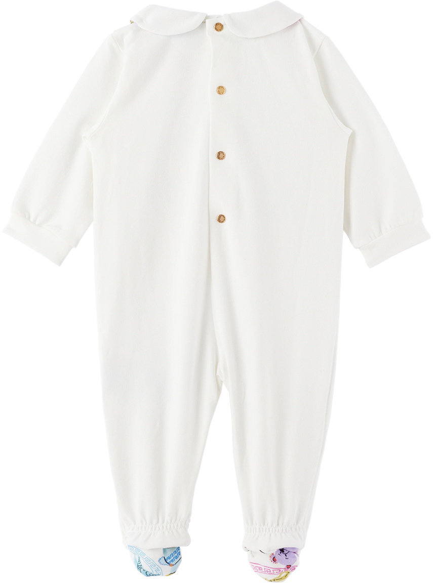 Versace Baby White Teddy Bear Romper Versace