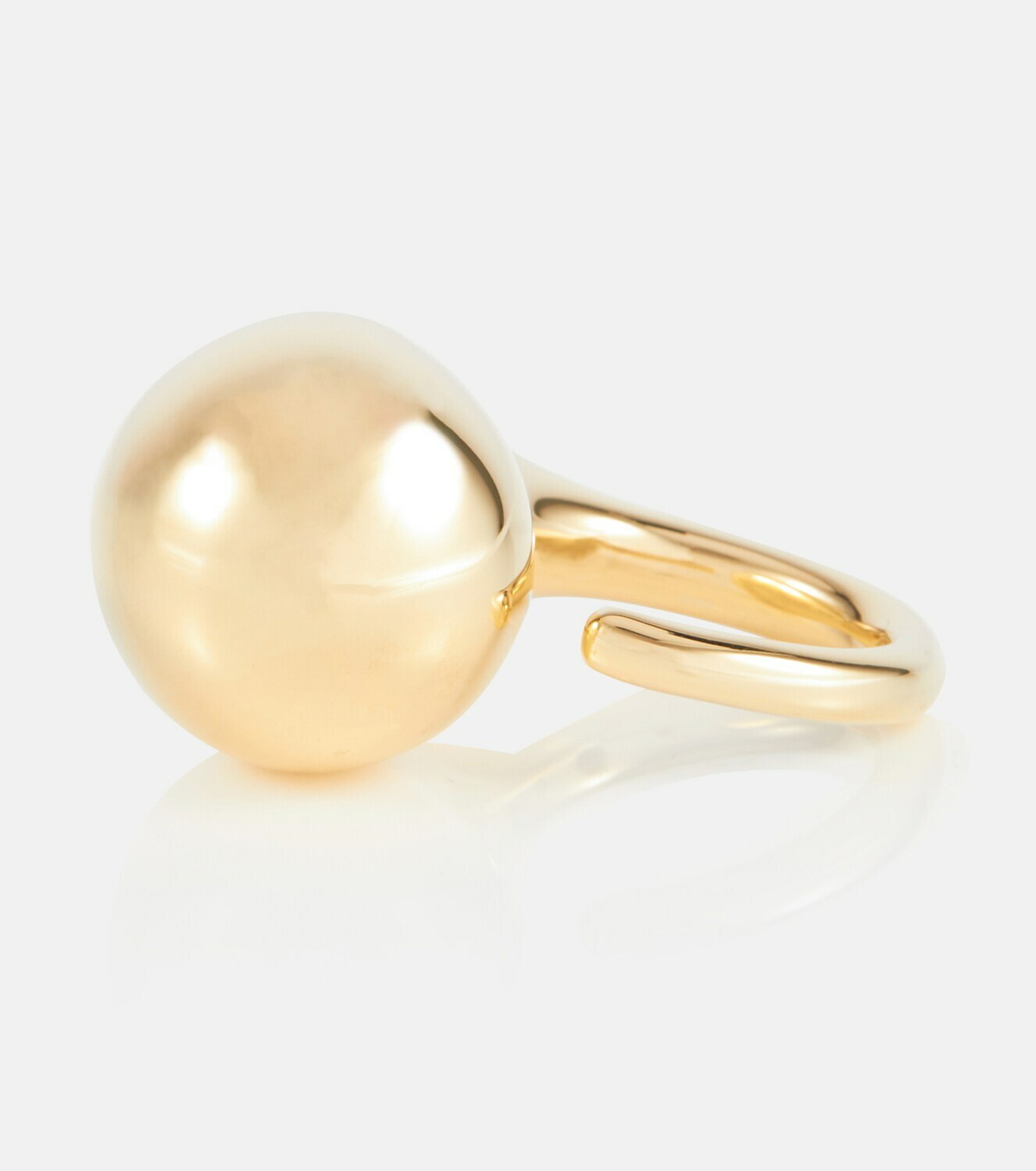 Bottega Veneta - Drop 18kt gold-plated ring Bottega Veneta