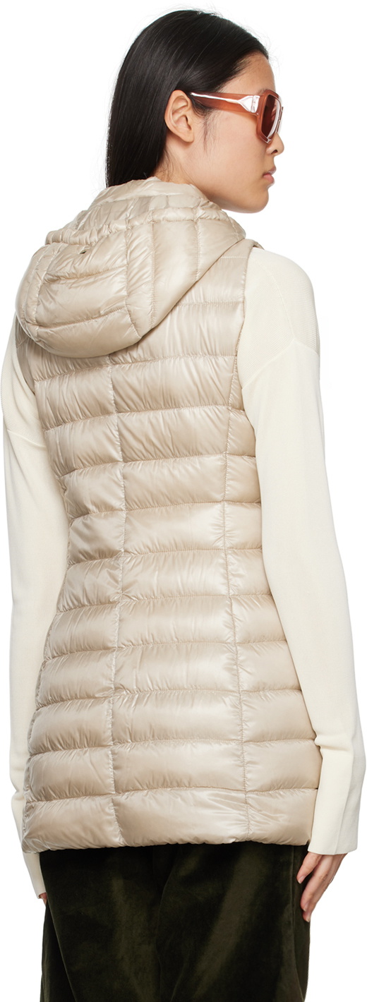 Herno Beige Serena Down Vest Herno