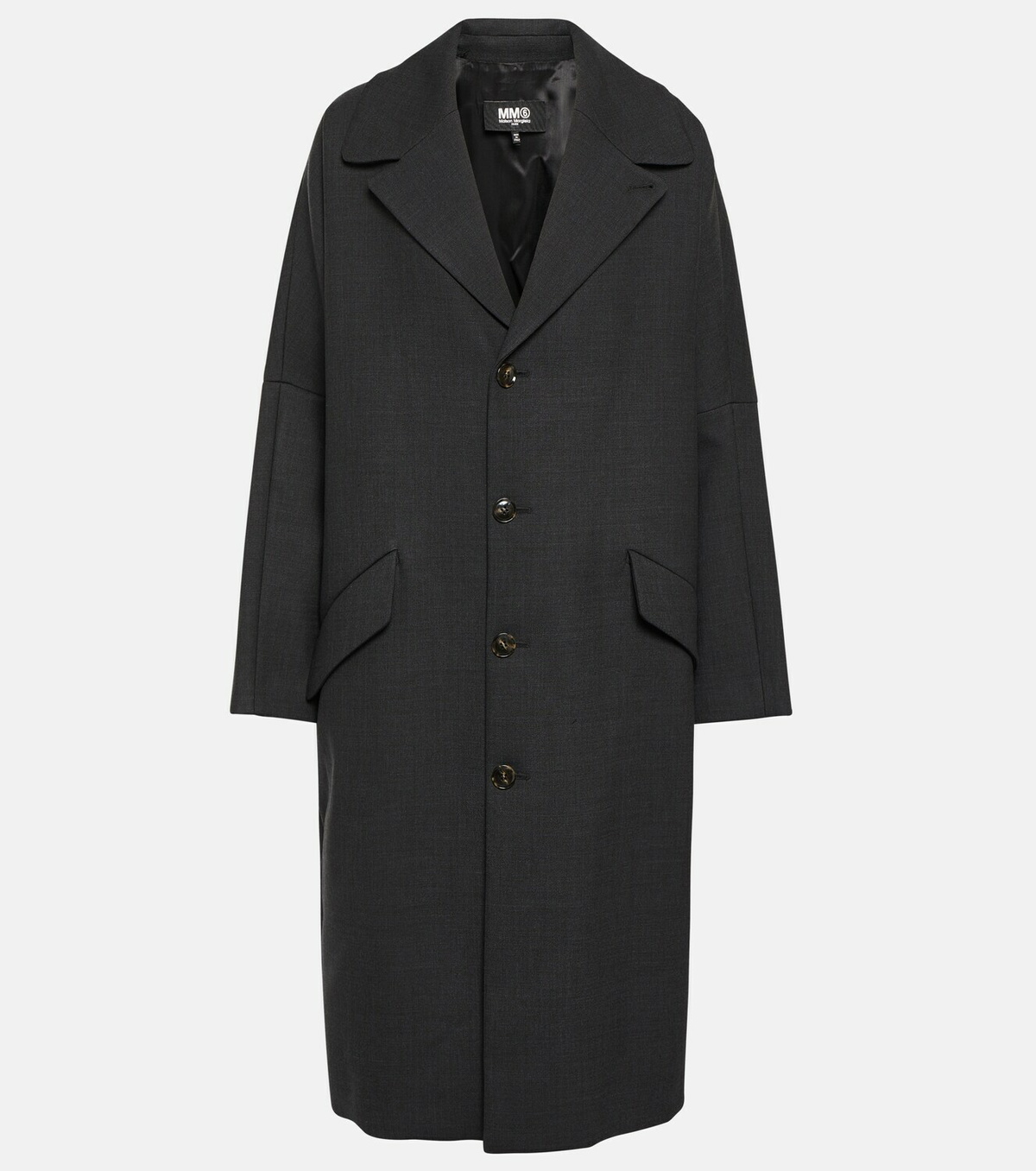 MM6 Maison Margiela Single-breasted wool-blend coat MM6 Maison Margiela