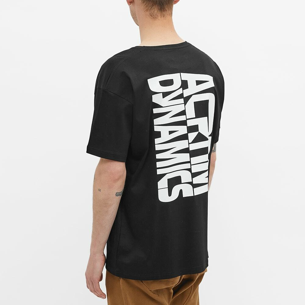 Acronym Men's Dynamics Back Print T-Shirt in Black Acronym
