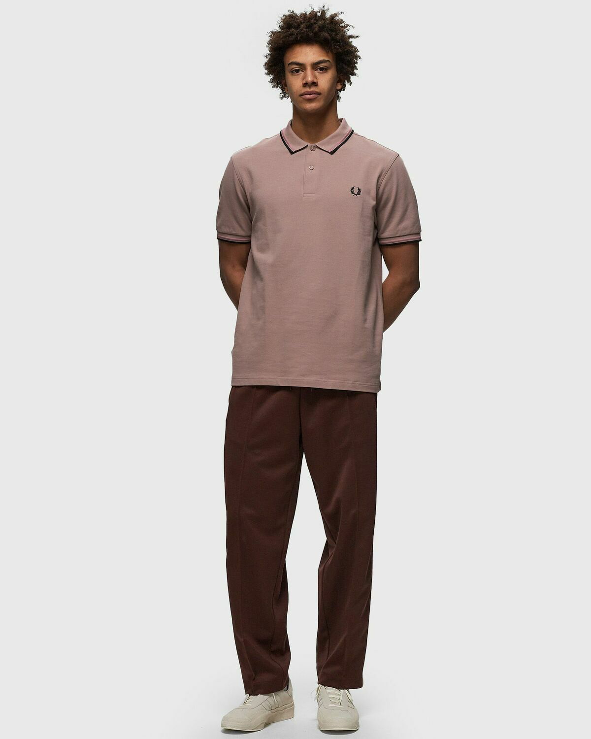 Fred Perry Twin Tipped Fred Perry Shirt Pink Polos Fred Perry