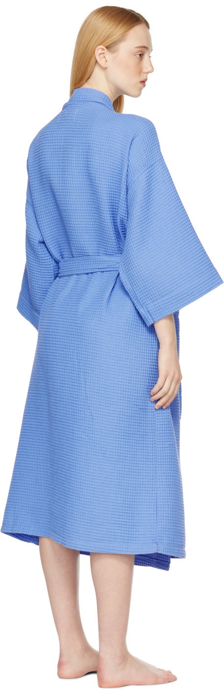 HAY Blue Waffle Bath Robe HAY