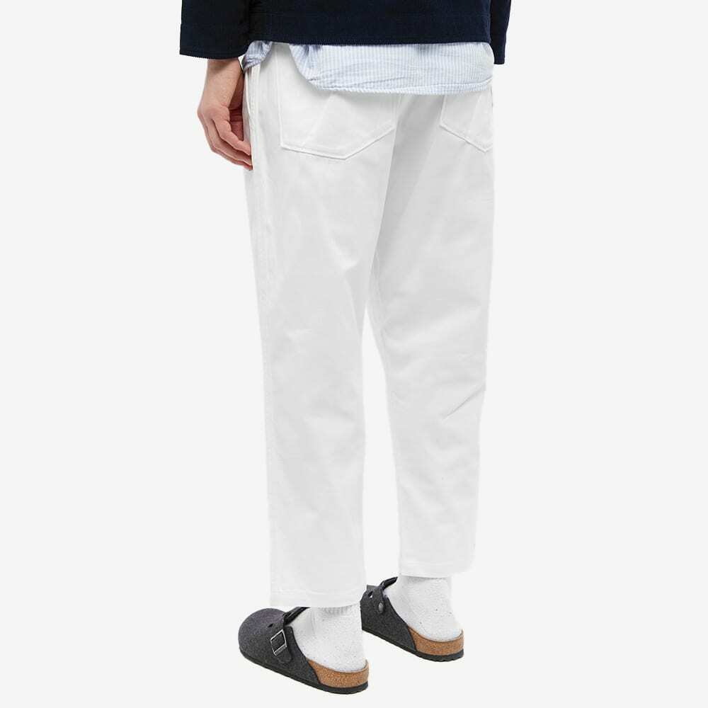 Universal Works Men's Twill Hi Water Trouser in Ecru Universal Works