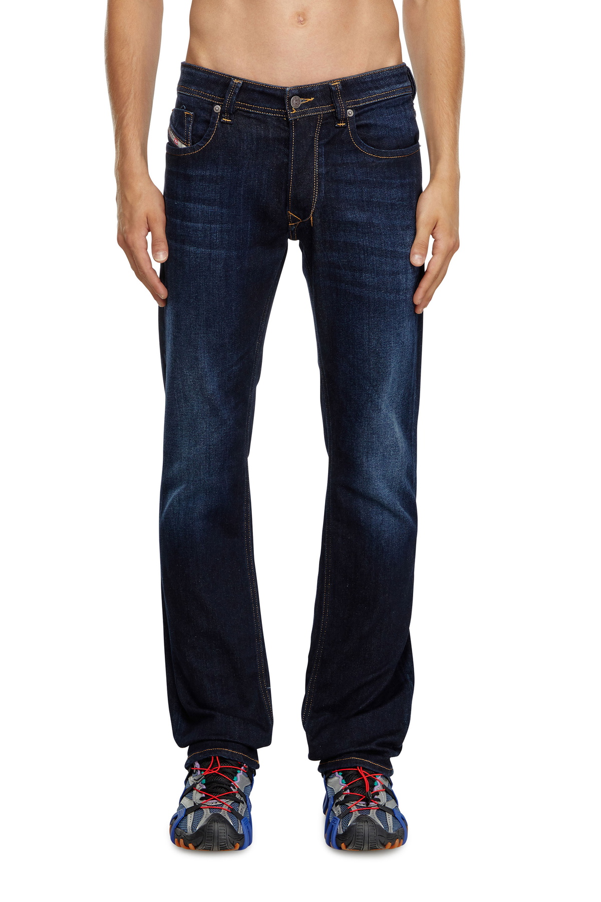Diesel Regular Jeans - 1985 Larkee - Jeans Mens in Blue Diesel