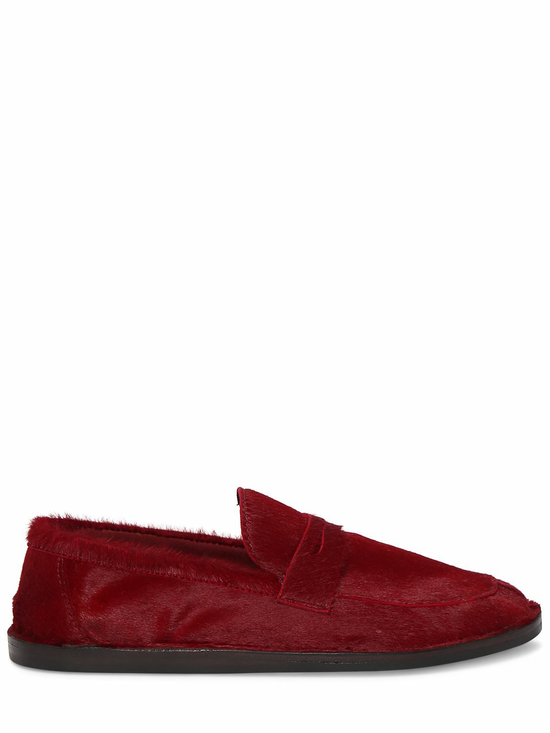 THE ROW Cary Pony Hair Loafers The Row