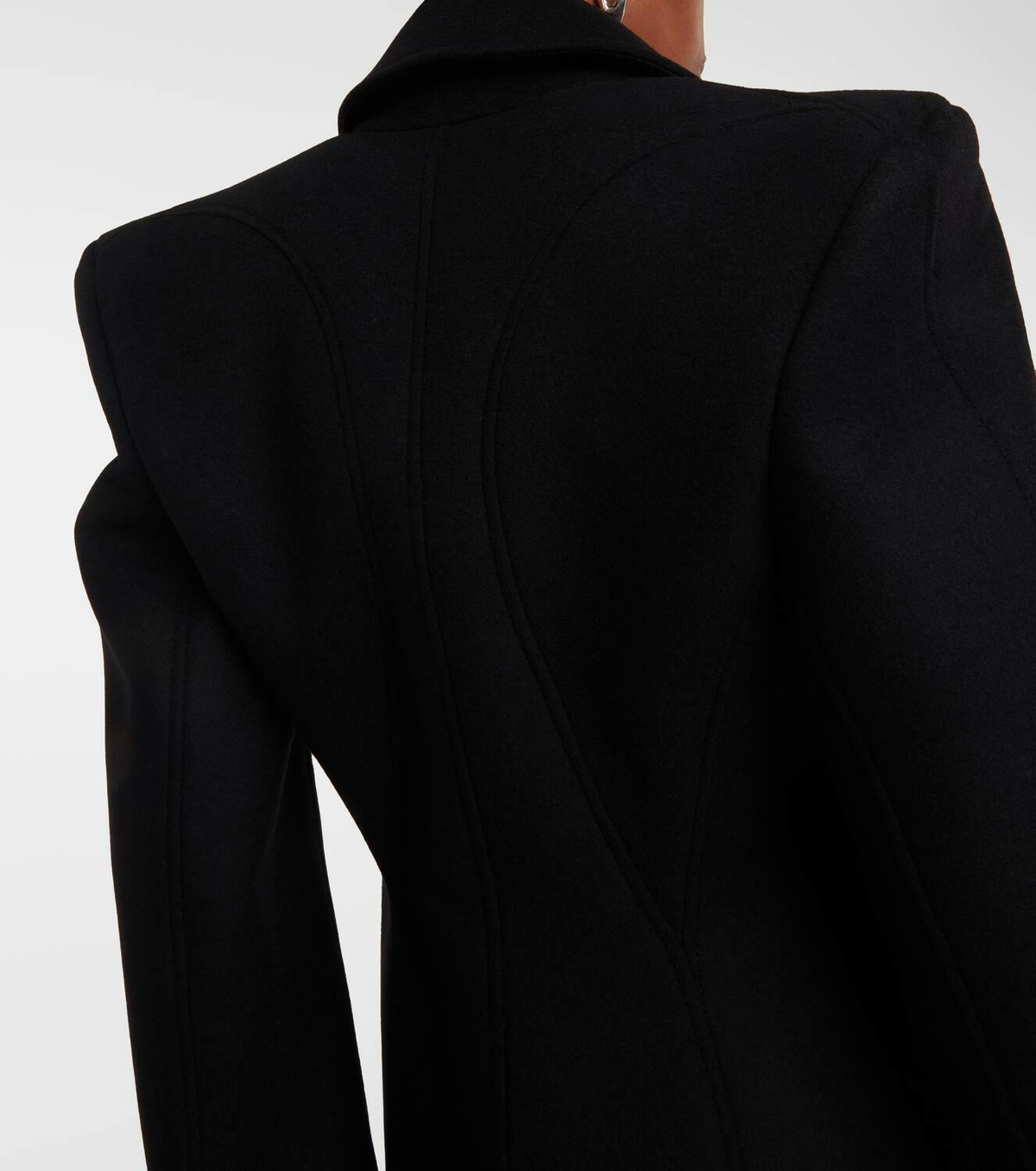 Mugler Wool-blend coat Mugler