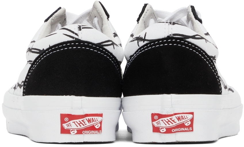 Vans Black & White Vault Barbed Wire Old Skool Sneakers Vans