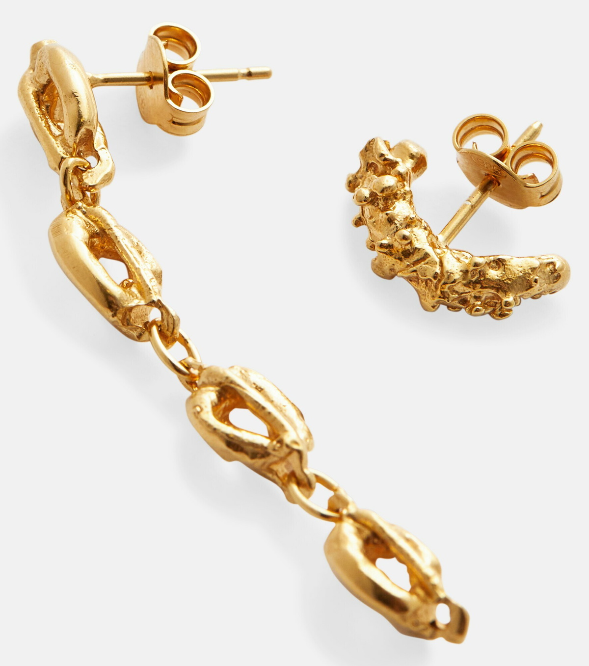 Alighieri - The Trailblazer 24kt gold-plated earrings Alighieri