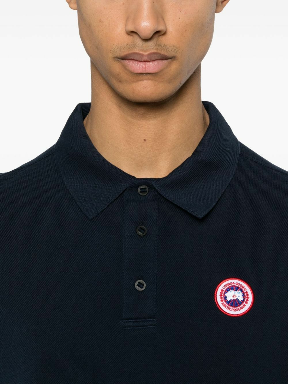 Canada Goose Blue Beckley Cotton Polo Shirt Canada Goose