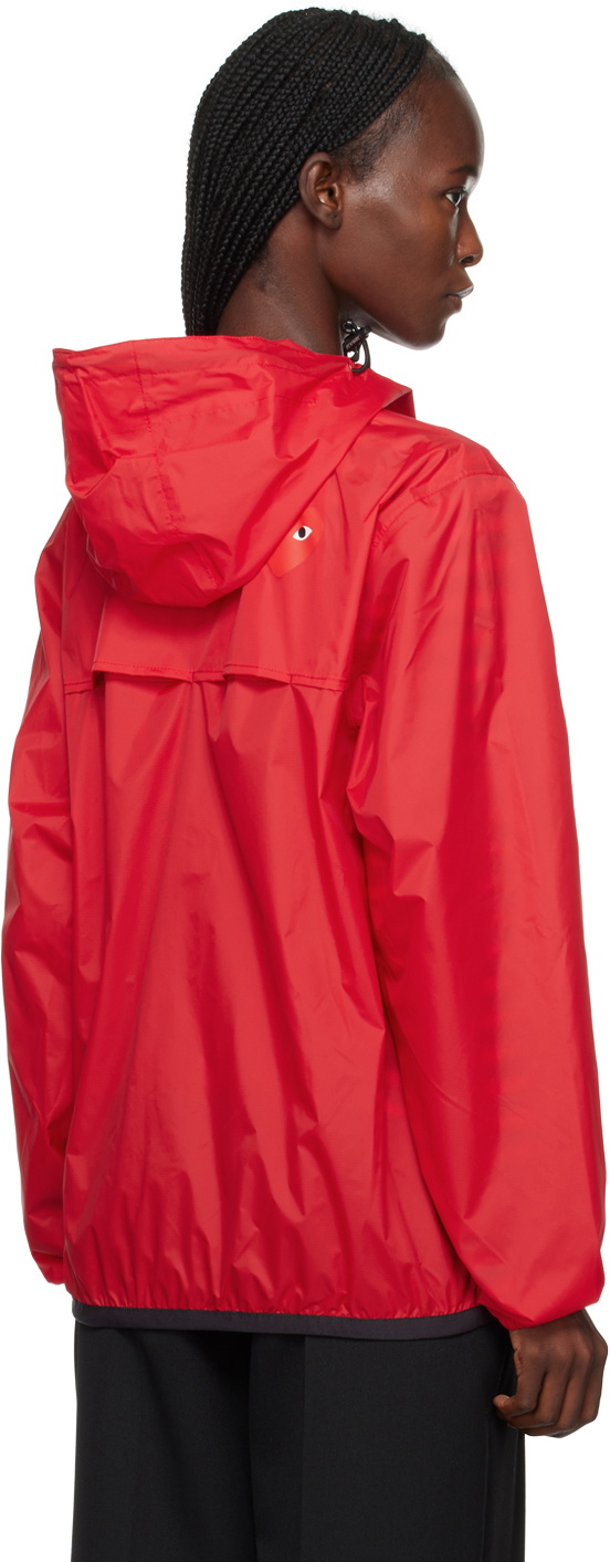 COMME des GARÇONS PLAY Red K-Way Edition Rain Jacket Comme des Garcons Play