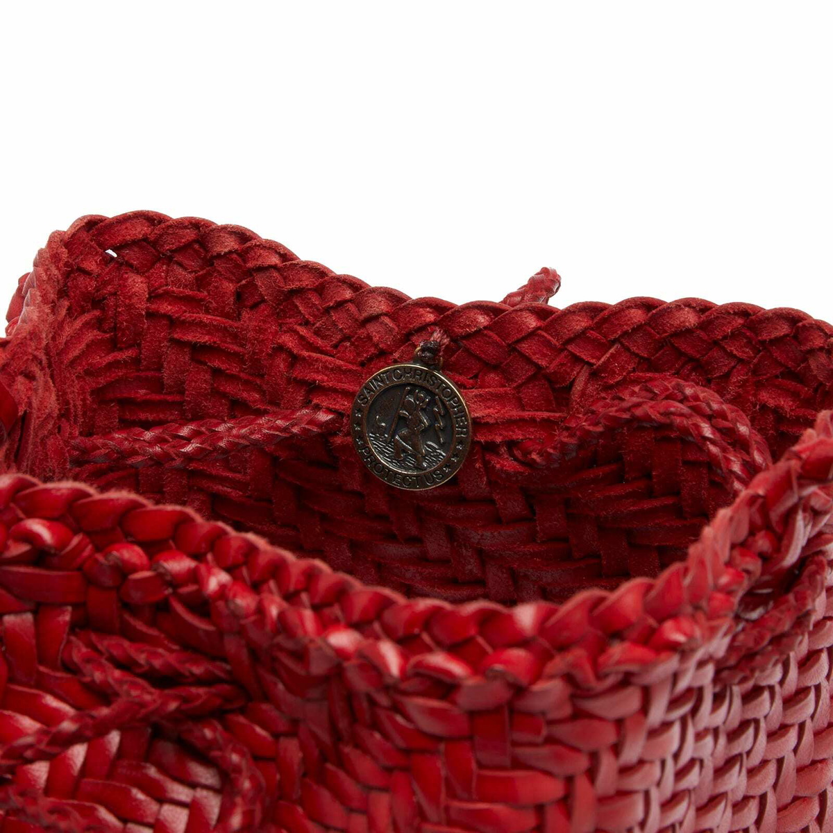 Dragon Diffusion Women's Pompom Double Jump Bucket Bag in Red Dragon ...