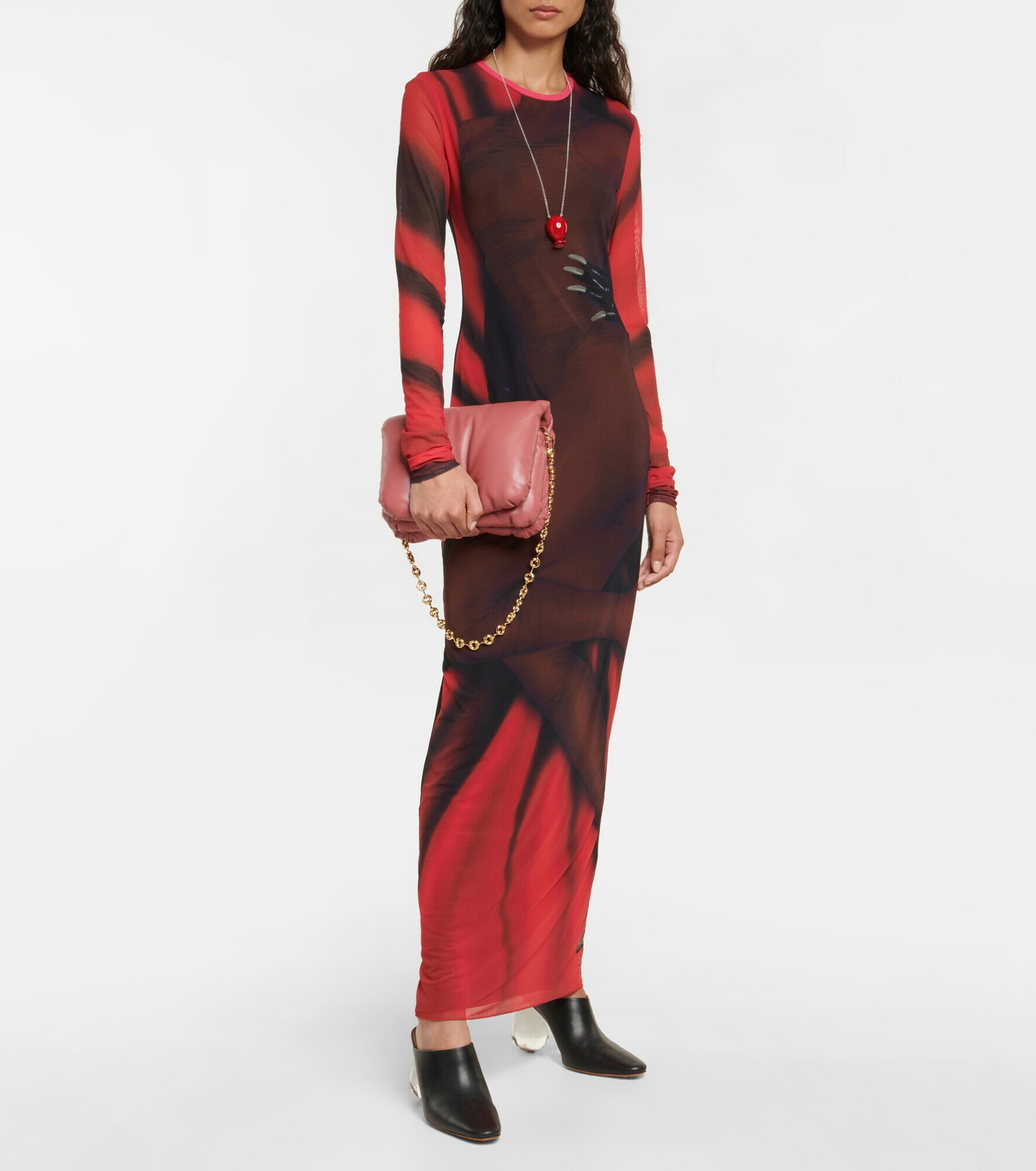 Loewe - Goya Puffer Small leather shoulder bag Loewe