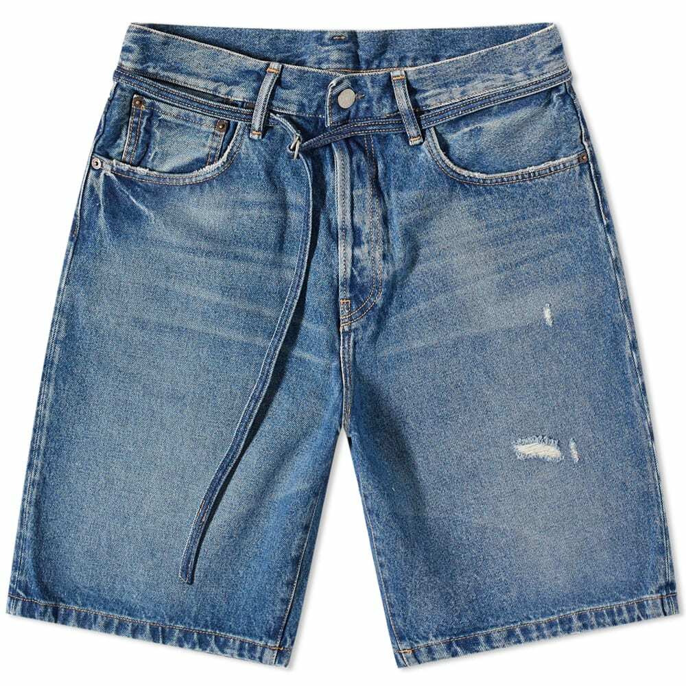 Acne Studios Men's Roland Denim Short in Vintage Blue Acne Studios