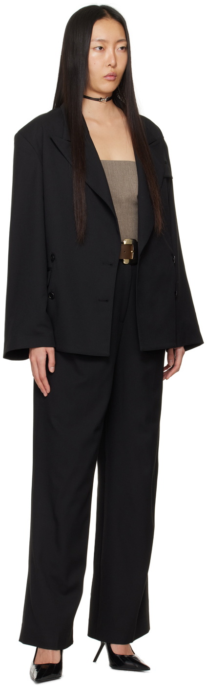 Beaufille Brown Slant Belt Beaufille