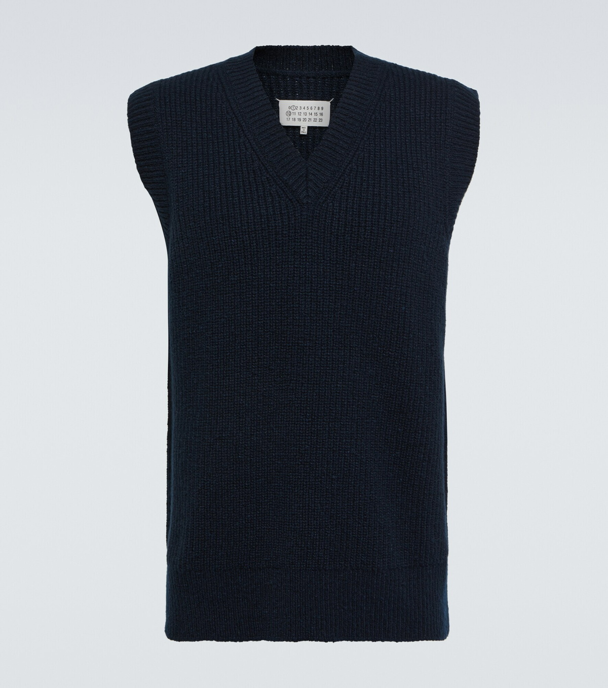 Maison Margiela - Donegal wool and cashmere tabard vest Maison Margiela
