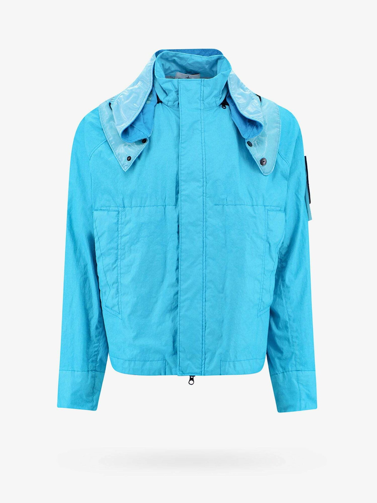 Stone Island Jacket Blue Mens Stone Island