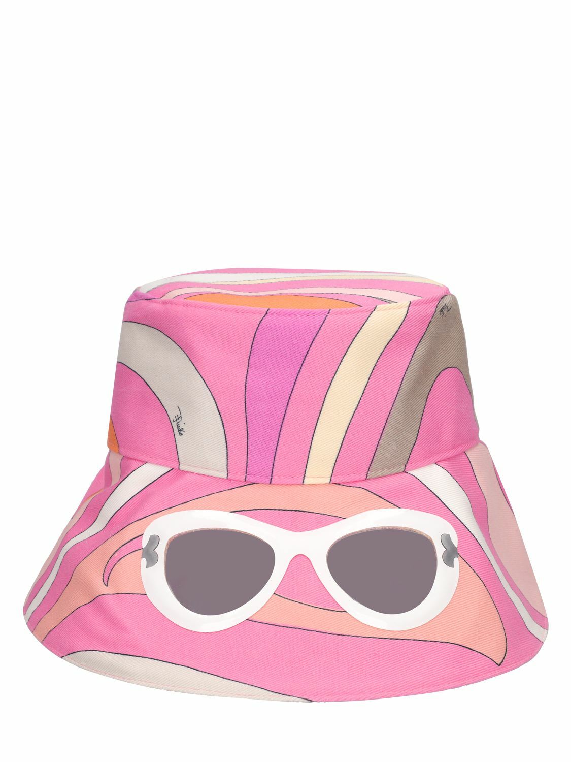 PUCCI Cotton Gabardine Bucket Hat Emilio Pucci