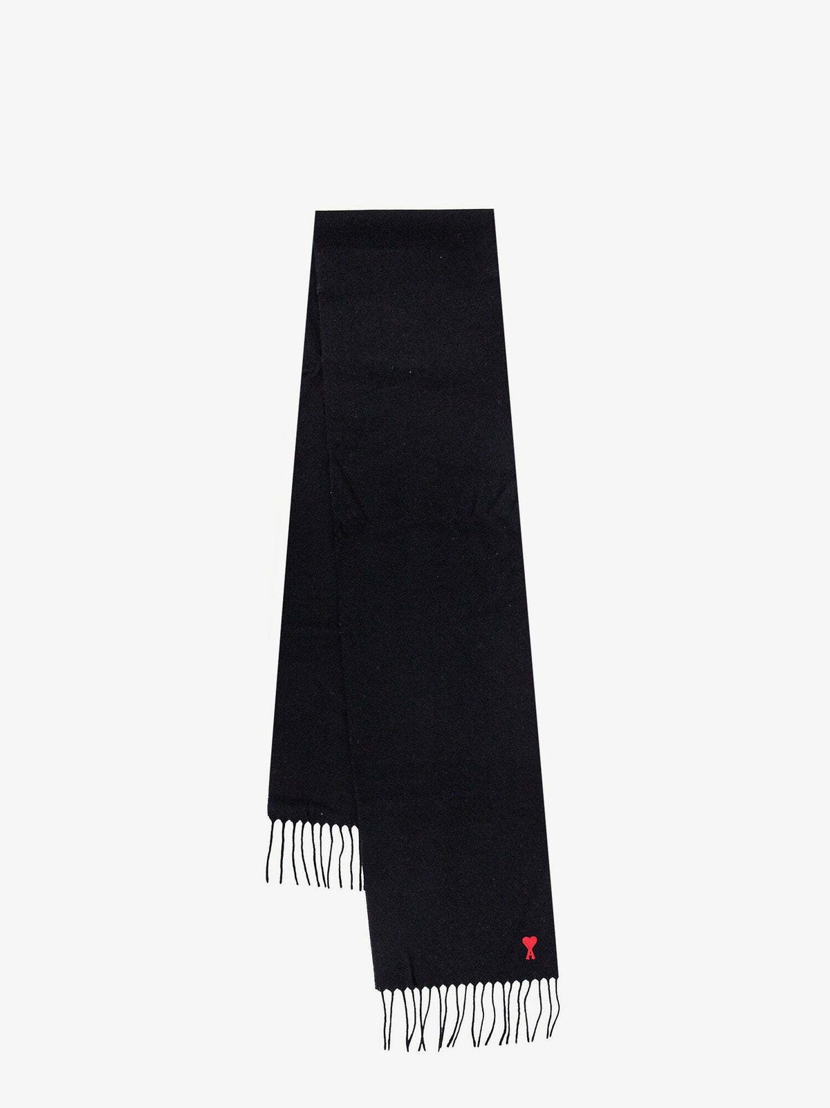 Ami Paris Scarf Black Mens AMI