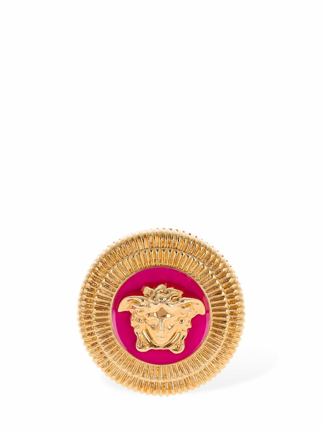 VERSACE - Medusa Enamel Thick Ring Versace
