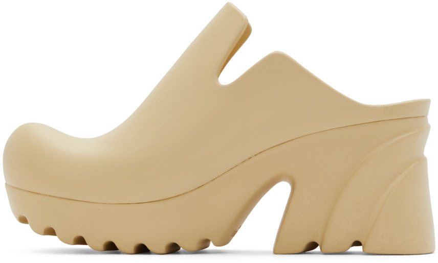 Bottega Veneta Off-White Rubber Flash Clogs Bottega Veneta