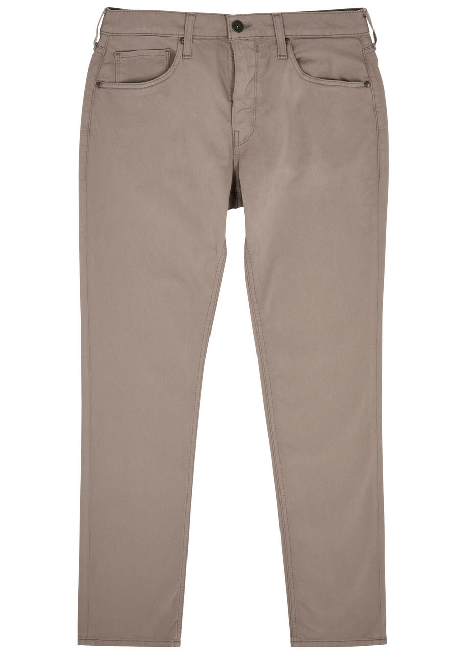 Paige Federal Straight-leg Jeans Beige Paige