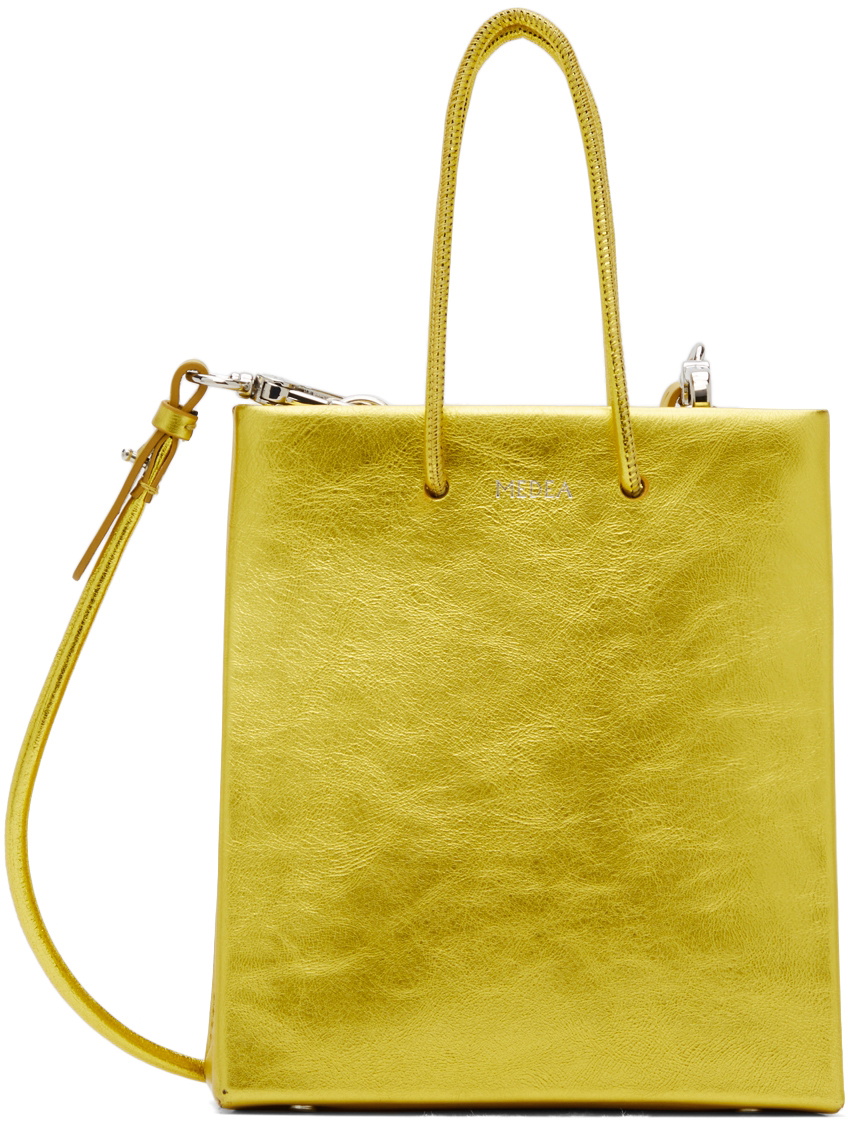 Medea Gold Metallic Short Bag Medea