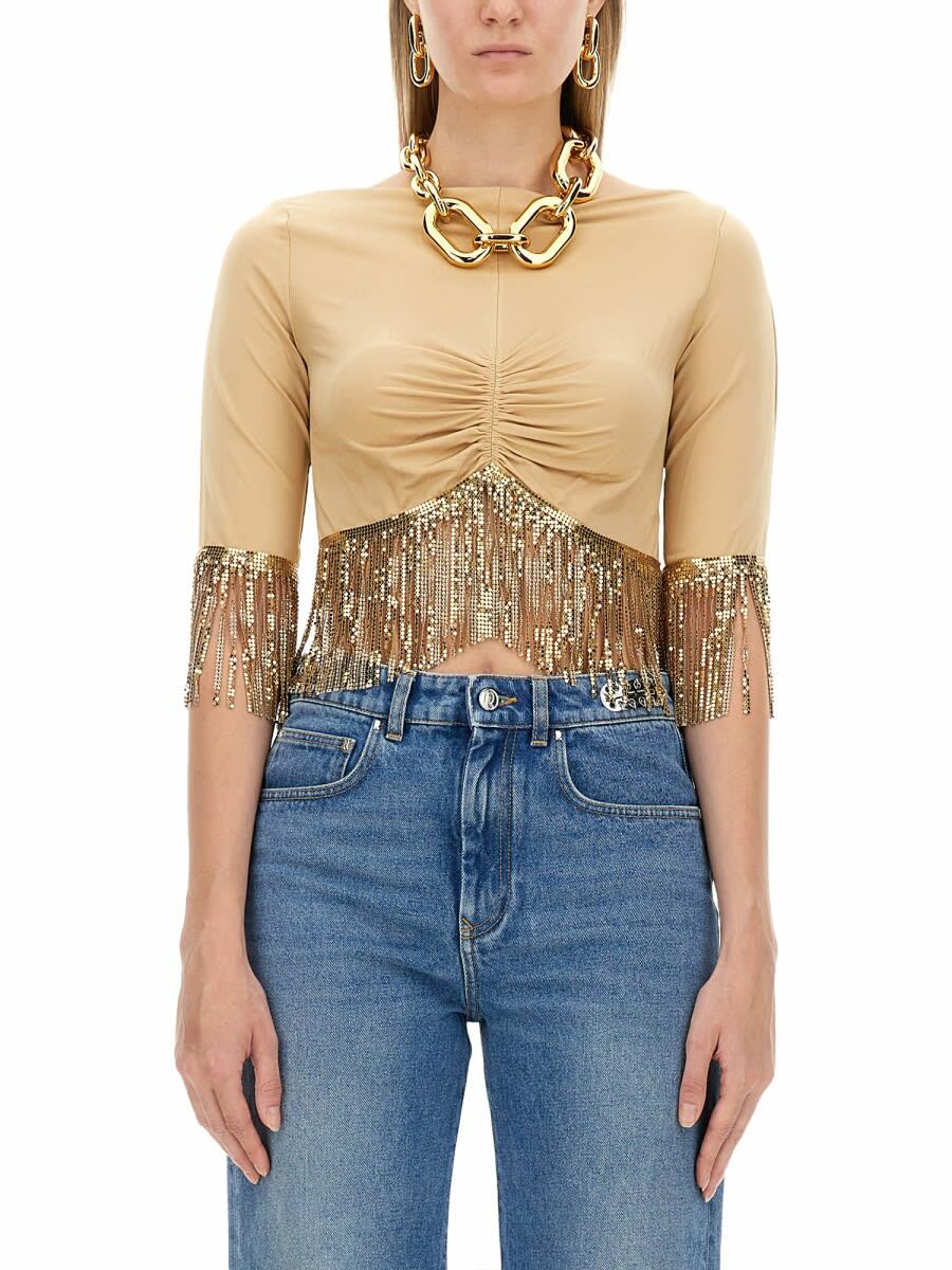 Paco Rabanne Top With Bangs Paco Rabanne