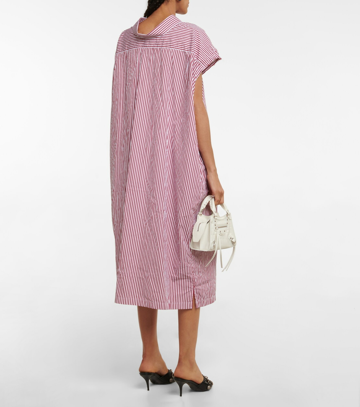 Balenciaga - Striped cotton shirt dress Balenciaga