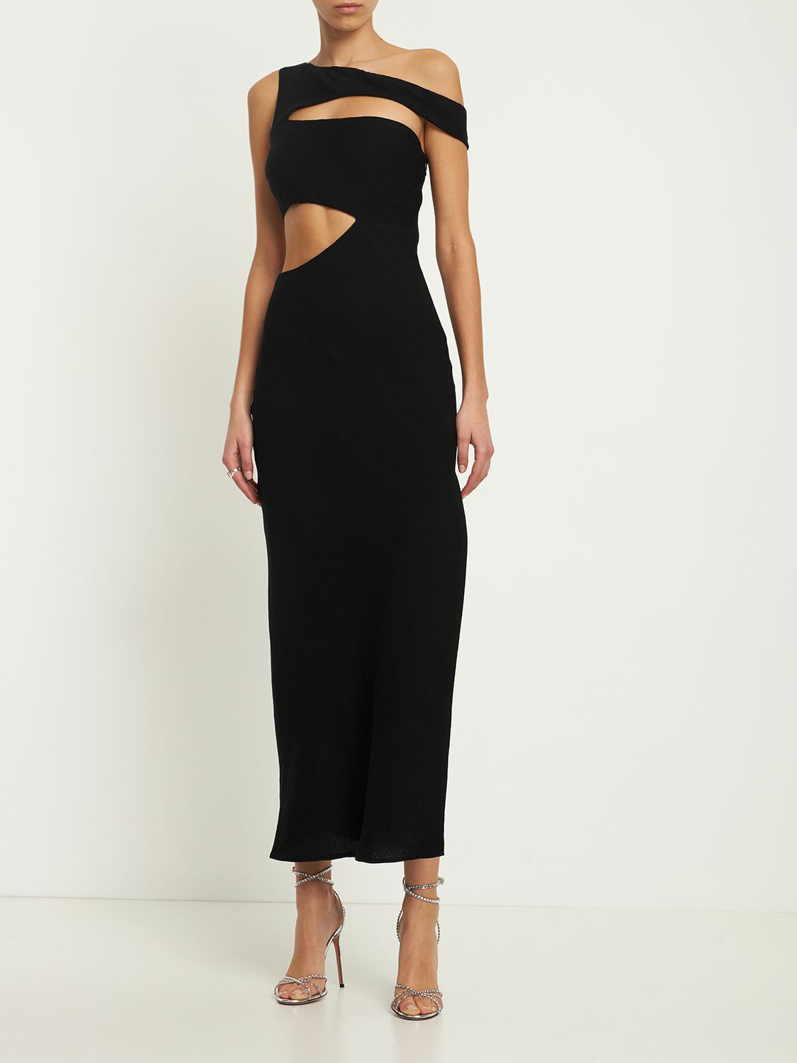 STAUD Prysmatic Cutout Long Dress Staud